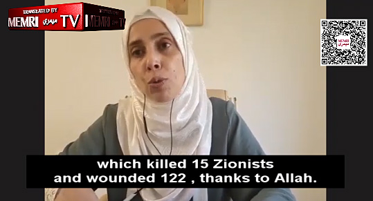 ICYMI: REMINDER VIDEO: Terrorist Ahlam Tamimi brags how many Jews she ...