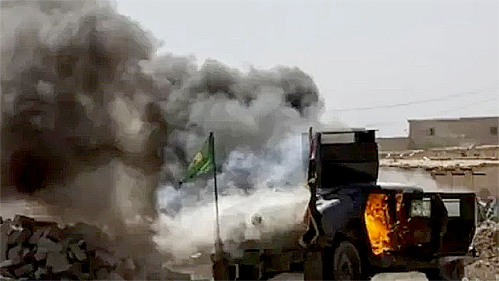 Drone strike on Syria-Iraq border kills 5 pro-Iran militiamen