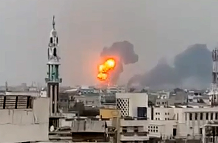 ICYMI: YEMEN UPDATE-VIDEOS: The port of Hodeidah is on fire