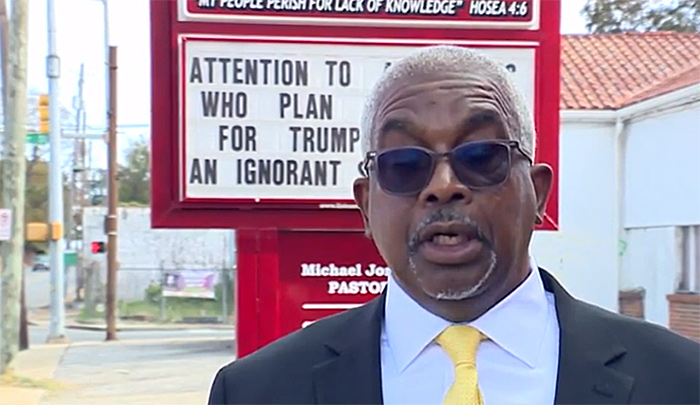 ICYMI: Pastor defends church sign calling Black Trump supporters ...