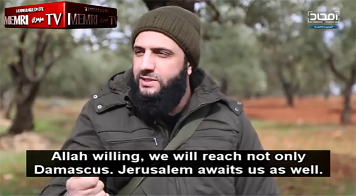 WATCH: HTS leader Abu Muhammad Al-Joulani in pep talk to fighters - 2018