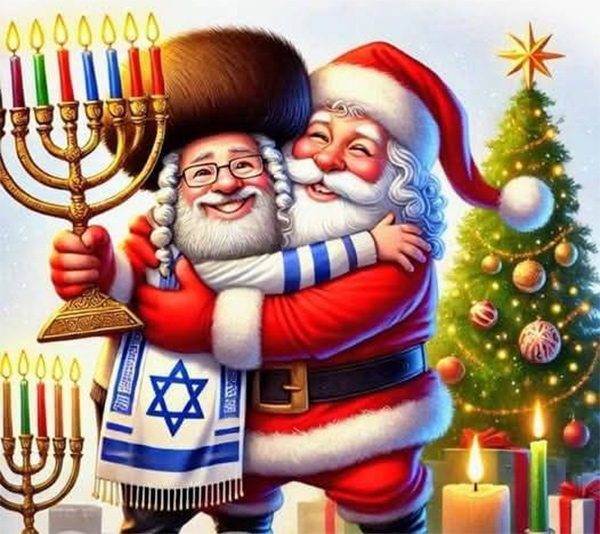 Happy Chrismukkah! Christian, Jewish holidays coincide for first time ...