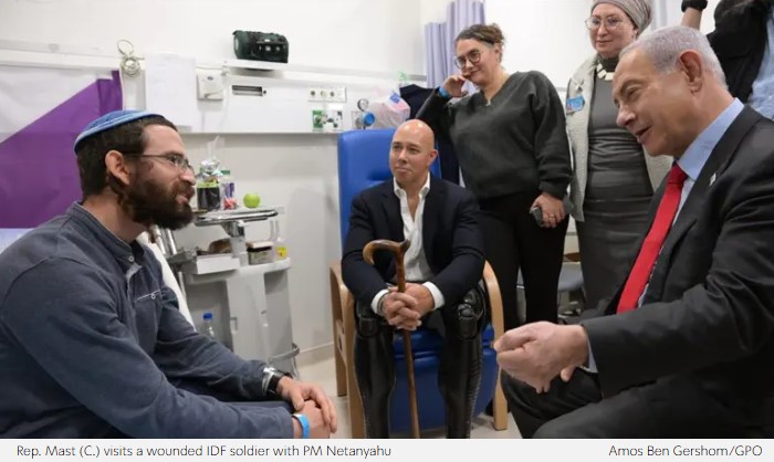 Staunchly Pro-Israel Rep. Brian Mast picked to lead House Foreign ...