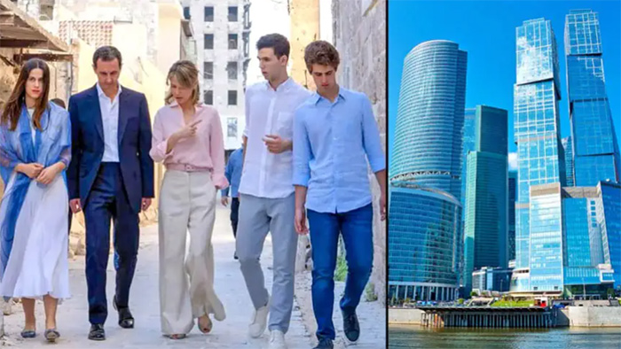 Where in the world is Bashar Assad and family?