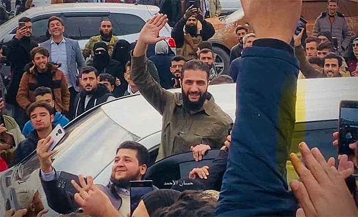 WATCH: Charismatic HTS leader is "alive and well"; visits his troops in ...