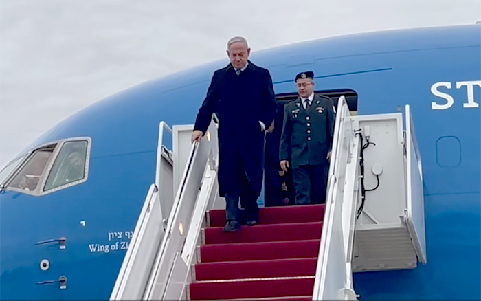 Netanyahu lands in Washington DC for Trump meeting