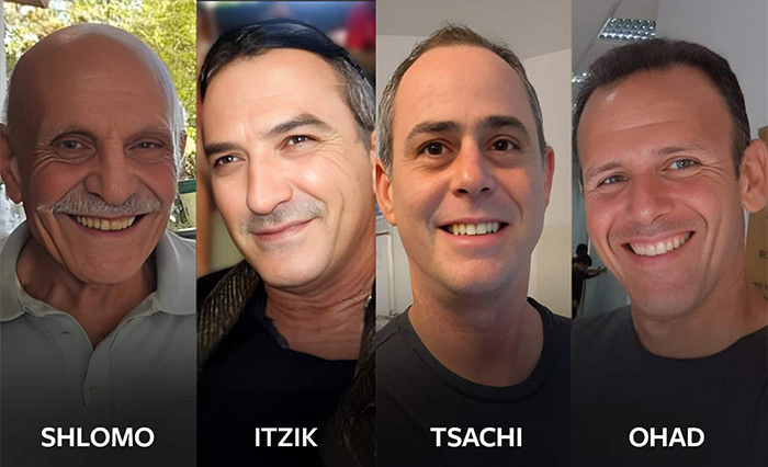 Itzik Elgarat, Ohad Yahalomi, Shlomo Mantzur, Tsachi Idan murdered by Hamas