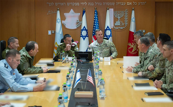 CENTCOM commander meets with top officials in Israel