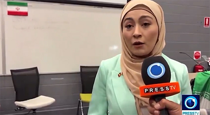 WATCH: Iranian woman calls AUS senator a liar