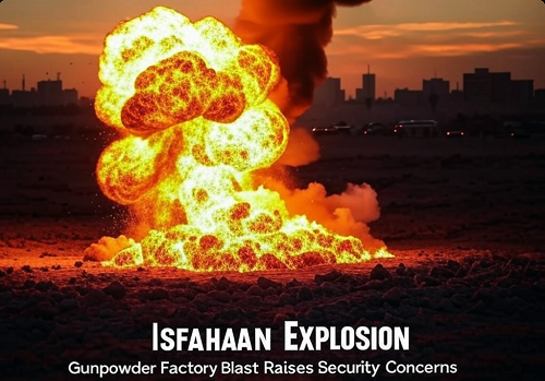 BREAKING: A gunpowder factory has exploded in the Meymeh district of ...