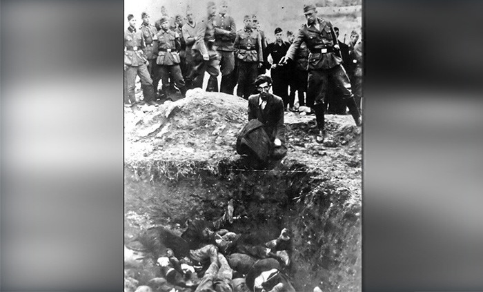 Nazi officer in infamous Holocaust photo identified
