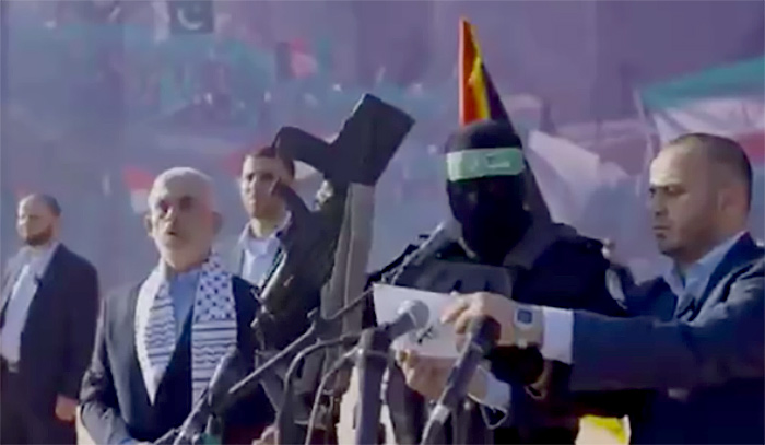 ICYMI: BREAKING-VIDEO: How Hamas hailed taking the gun of Hadar Goldin