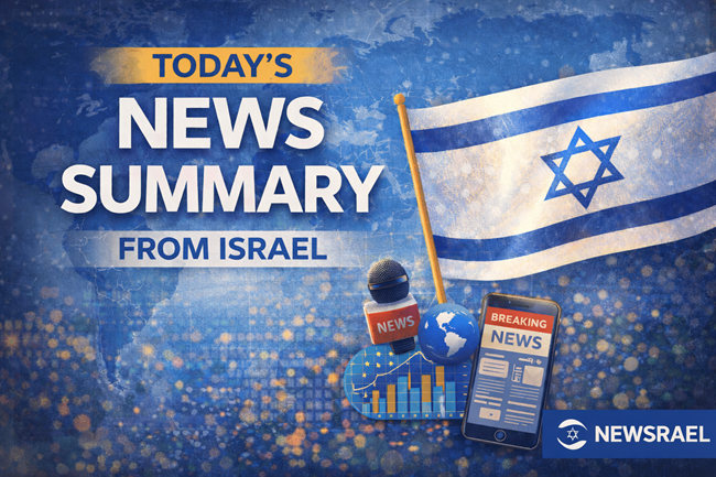 Today's News Summary from Israel: January 6, 2025 - Morning