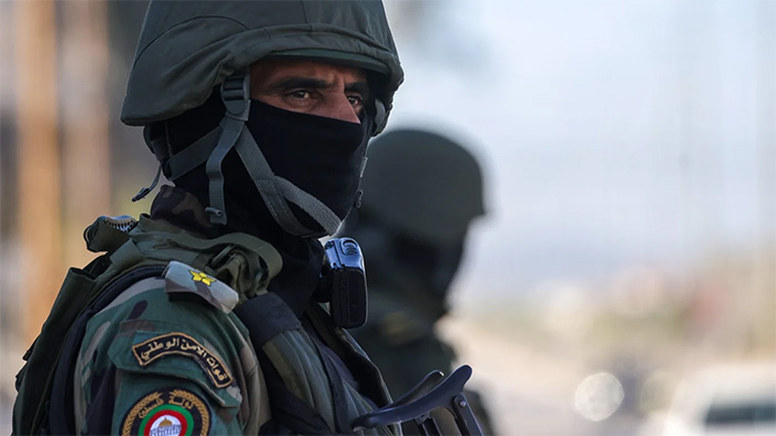 Palestinian Authority forces train in Russia under slogan praising Gaza ...