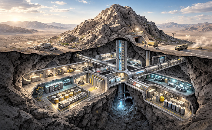 Iran reportedly moves enriched uranium to deeply buried mountain facility